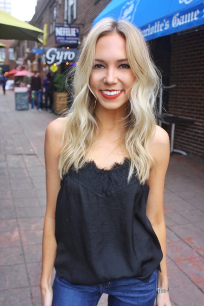 Black Lace Cami - the chic AF